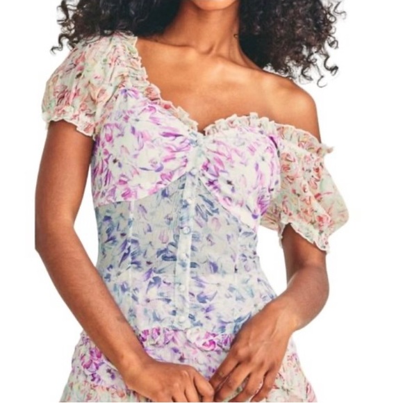 LoveShackFancy | Tops | Loveshackfancy Bryant Top In Sweet Kisses ...